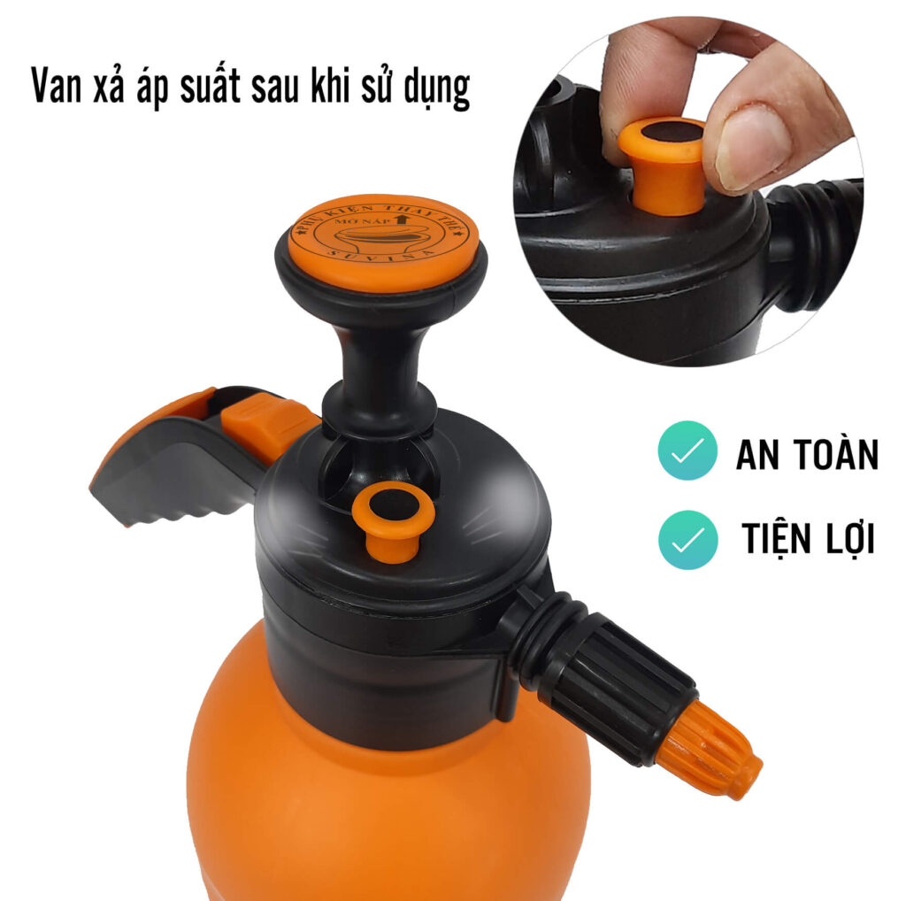 Bình Xịt SUVINA 2 Lít Màu Cam Mẫu 01 Tiêu Chuẩn SU2L-01 - Giá Rẻ